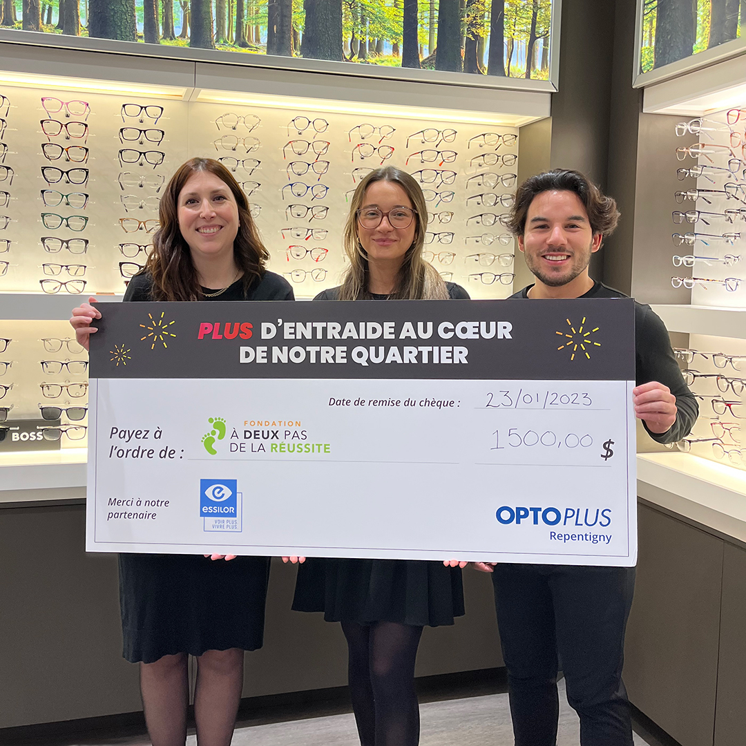 PLUS DE 62 000 $ DE DONS AMASSÉS PAR LES CLINIQUES VISUELLES OPTOPLUS ...